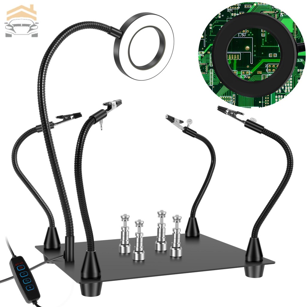 Helping Hands Soldering Station Magnetic Helping Arms Soldering Stand ...