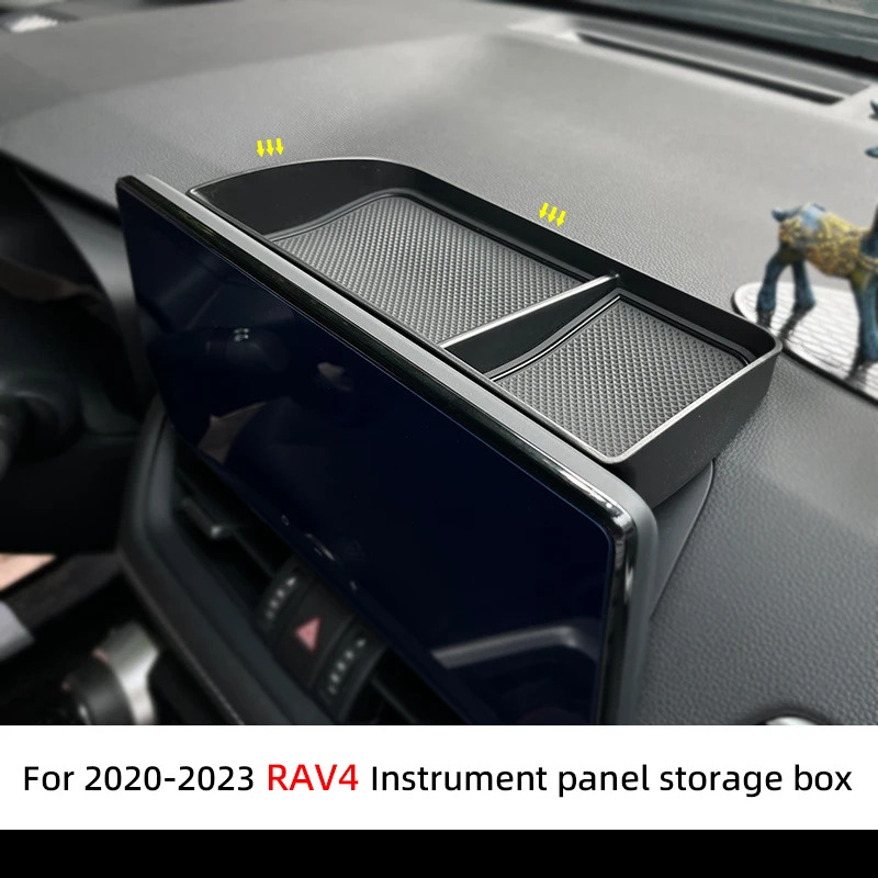 Dashboard Storage Box Behind Screen For Toyota RAV4 XA50 2020 2021 2022 ...