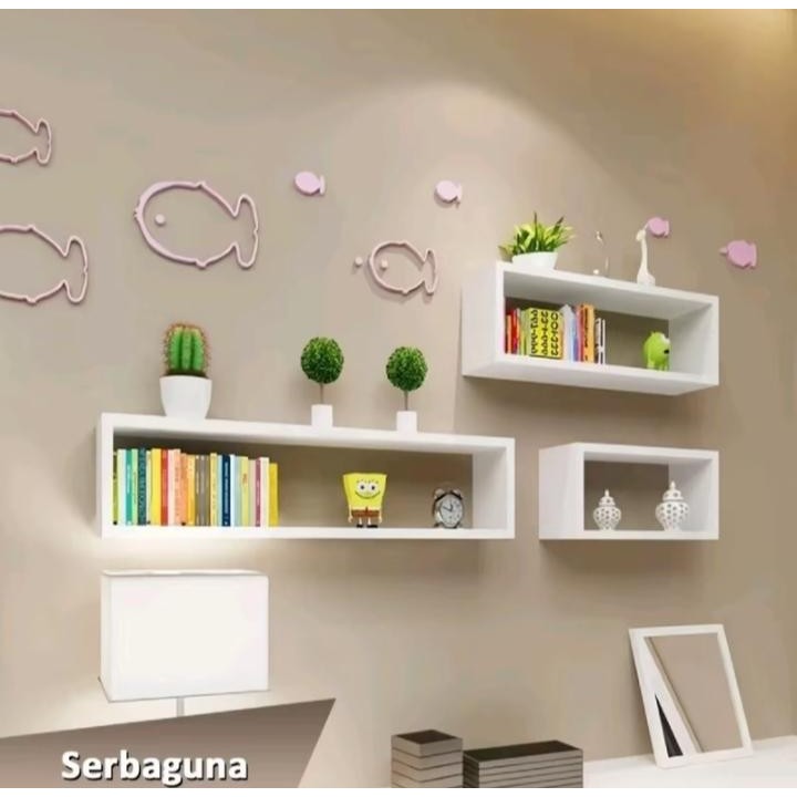 Cube Wall Shelf Can REQ Color Multipurpose Square AESTHETIC Minimalist ...