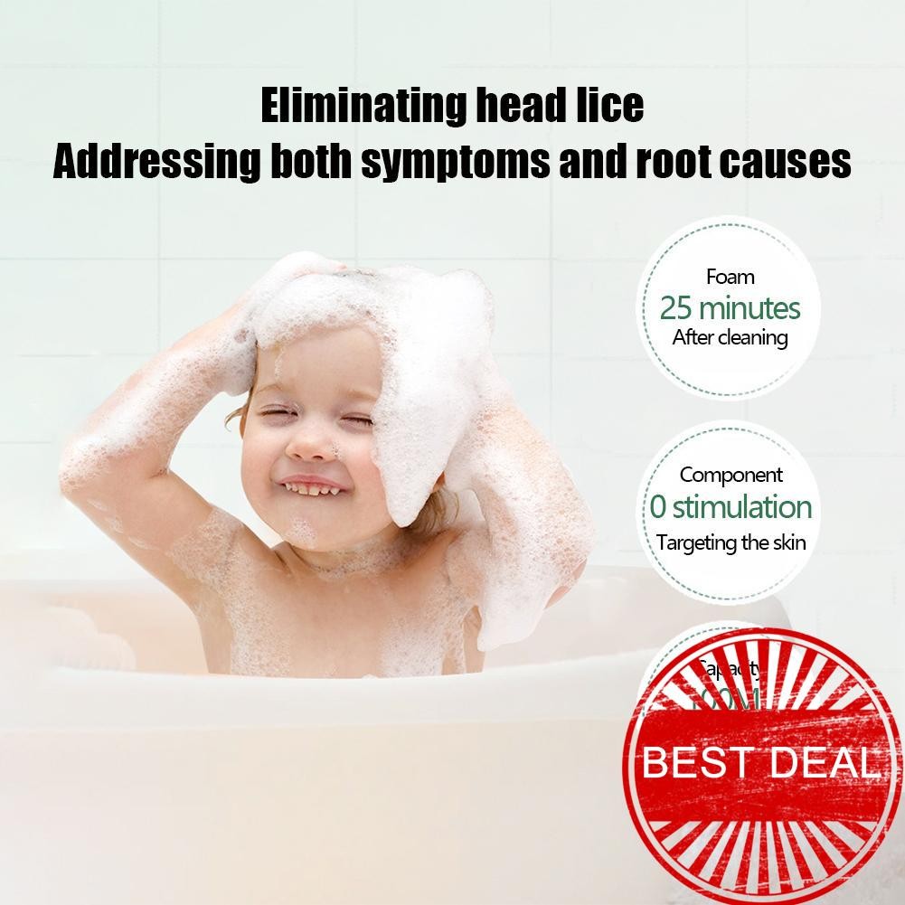 100ml Hair Lice Shampoo Green Lice Removal Shampoo G9k8 | Shopee Malaysia