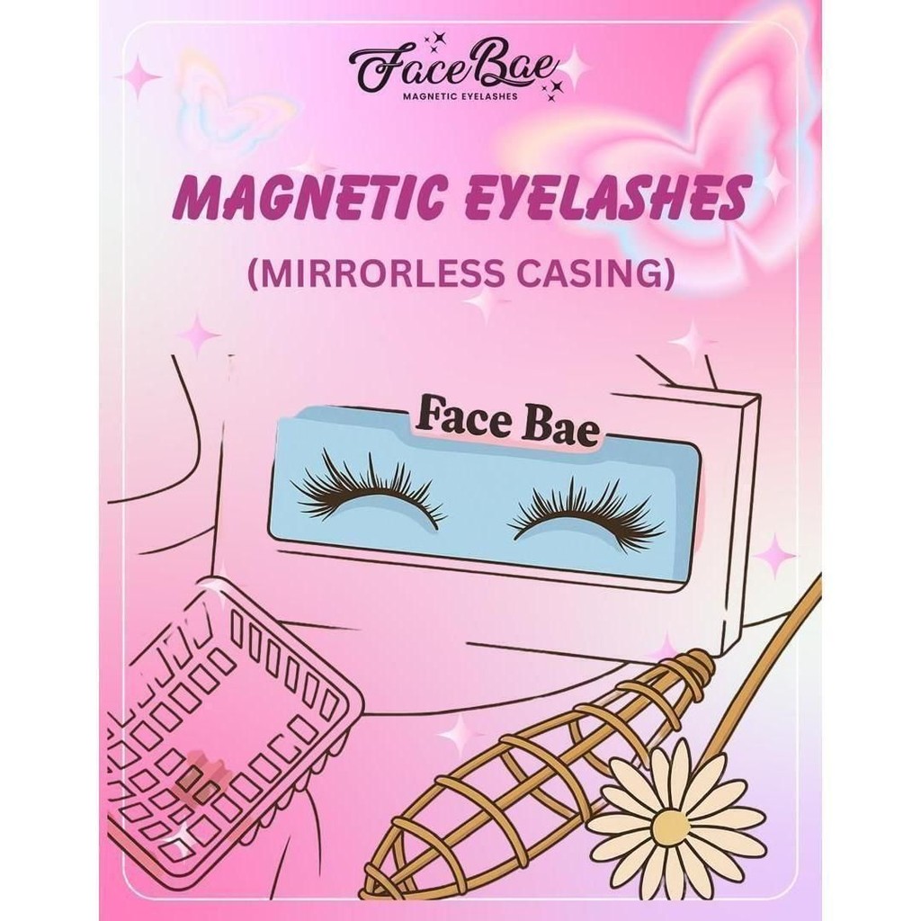 Magnetic Eyelashes Face Bae - Full Lashes (Mirrorless Casing) | Bulu ...