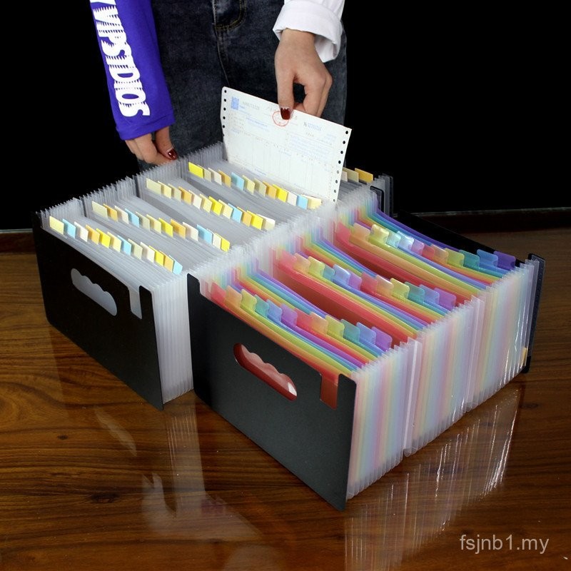Beg Akordion A5 Kreatif Folder Fail PP Penyimpanan Berdiri Kotak ...