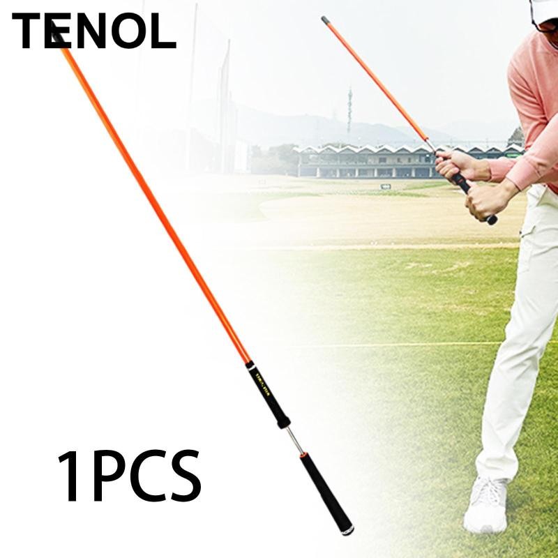 TENOL Golf Swing Trainer Golf Warm up Stick with Click Sound Ergonomic ...