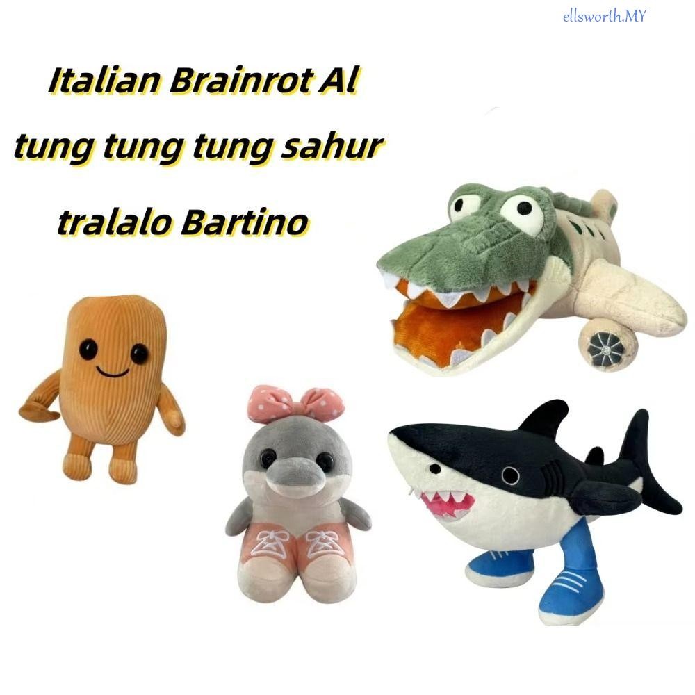 ELLSWORTH Plush Tralalelotralala Shark Toy, Italian Brainrot Ai ...