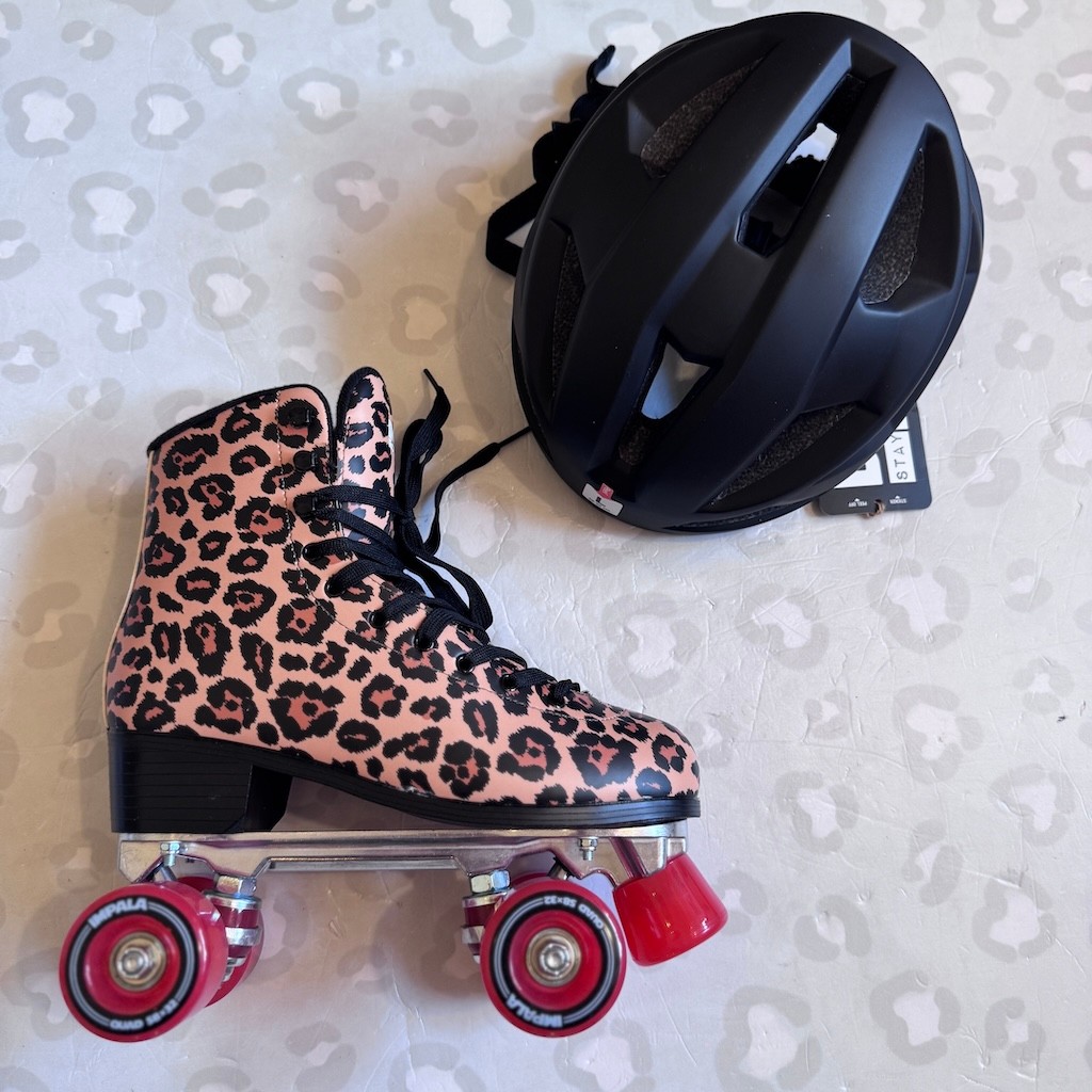 IMPALA - Leopard Quad Roller Skate (Clearance Price & Free Helmet Promo ...