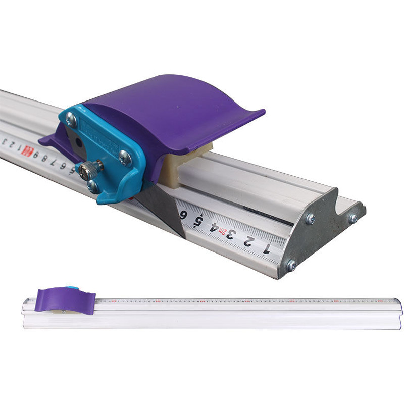 Sliding Cutting Ruler KT Board pvc Paper Fabric Cutting Ruler Anti-slip ...