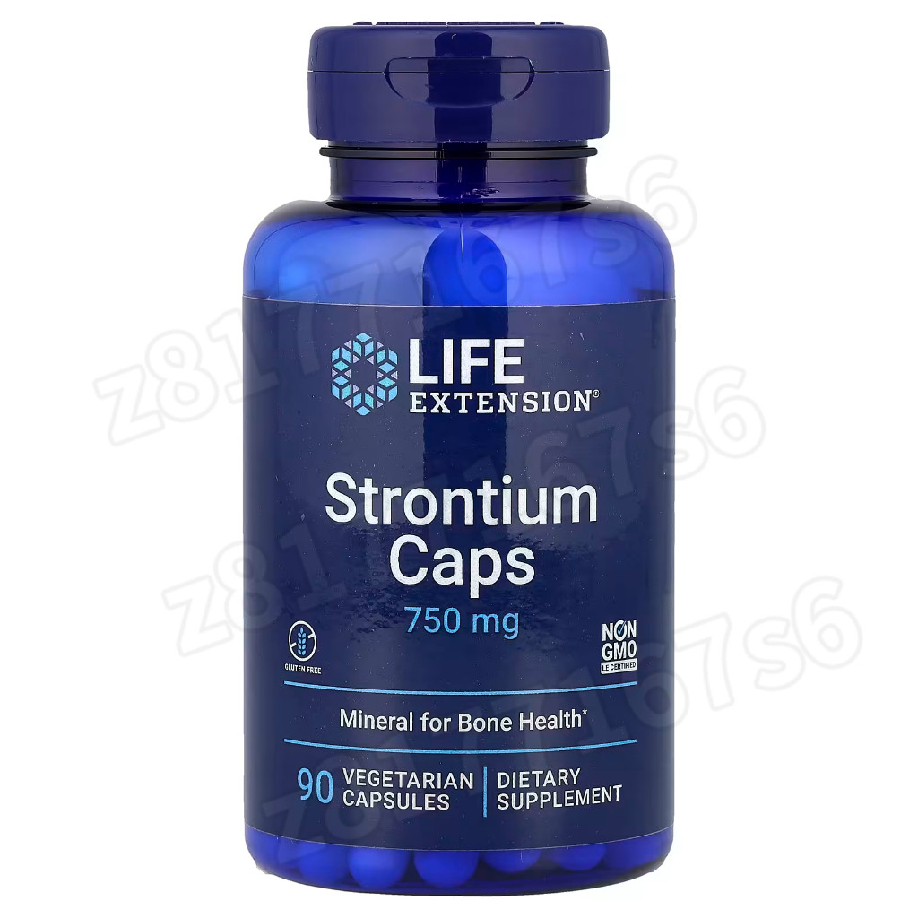Life Extension, Strontium Caps, 90 Vegetarian Capsules (250 mg per ...