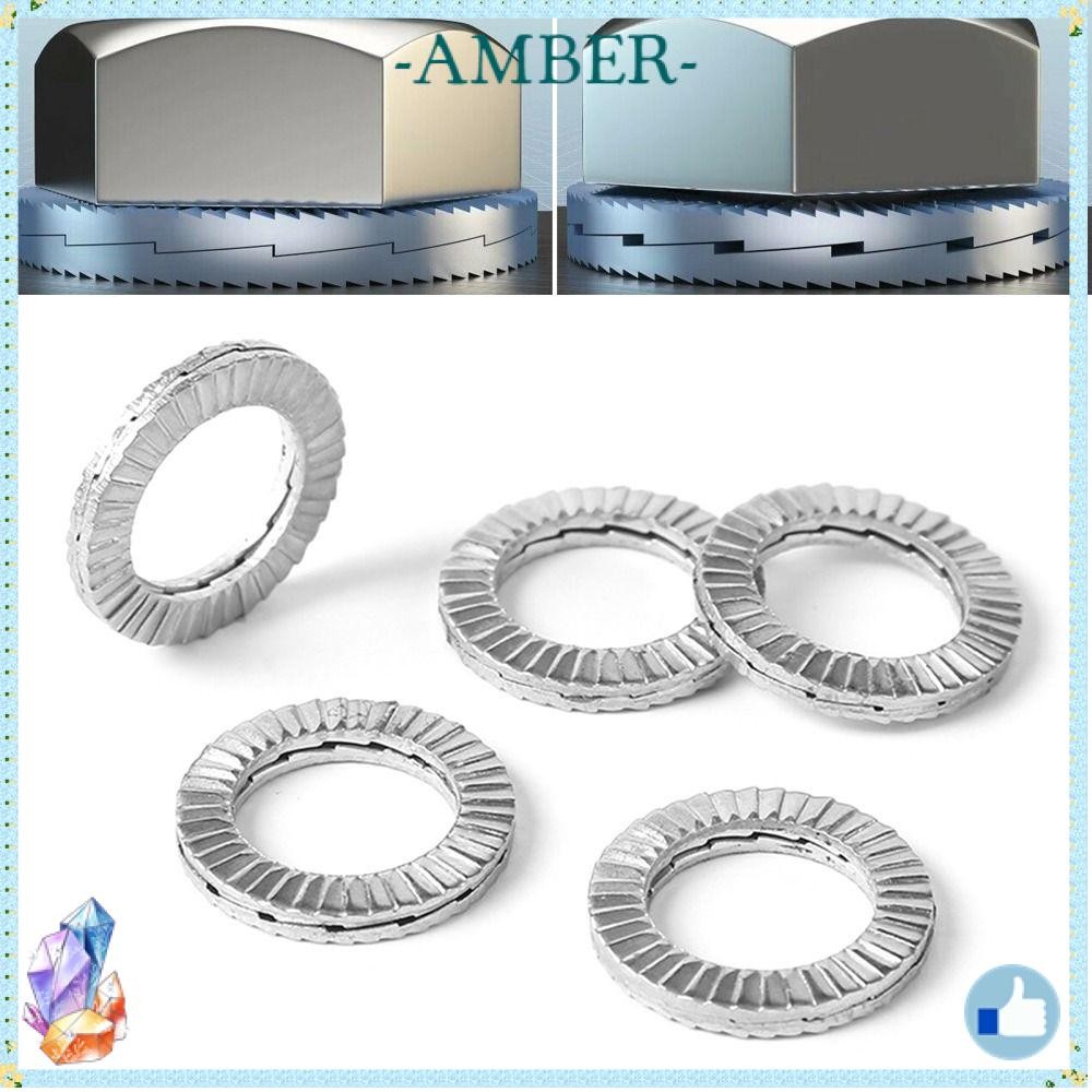 AMBER1 5Pcs Wedge Lock Washer, 304 Stainless Steel M4 M10 M12 M16 M20 ...