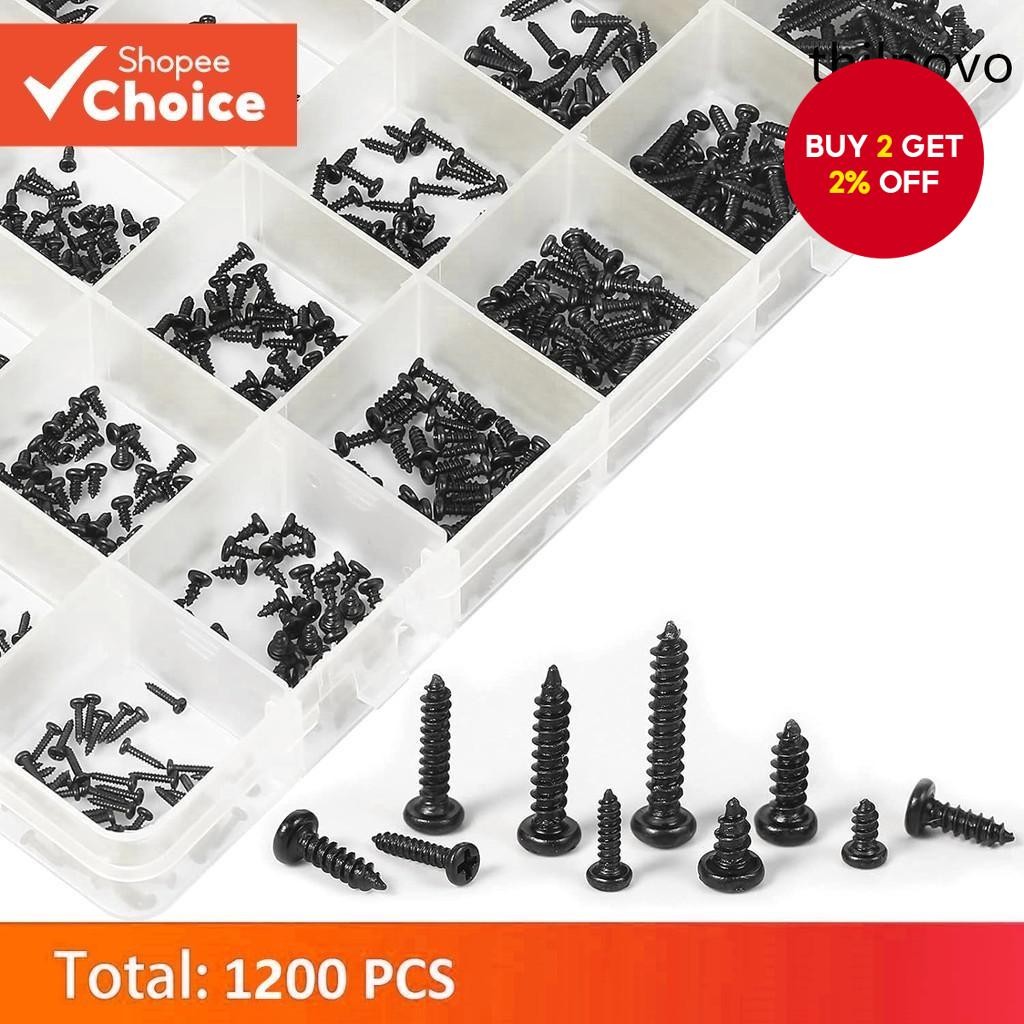 1200pcs Round Pan Head Tapping Screws Laptop Notebook Computer Screws ...