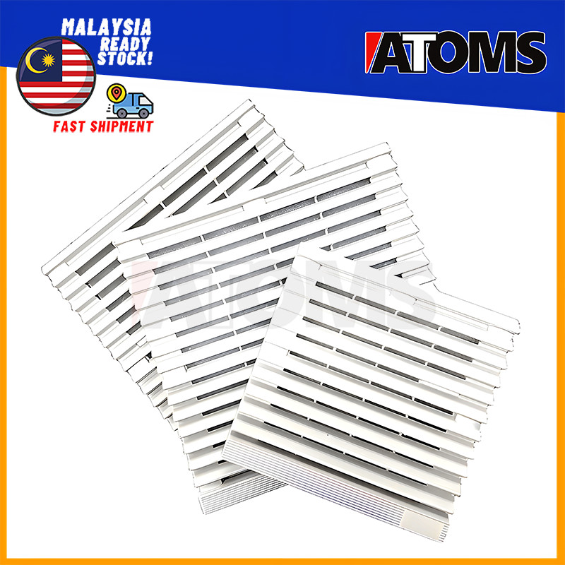 ATOMS Panel Fan Filter IP54 Ventilation Louver Axial Fan Filter ZL801 ...