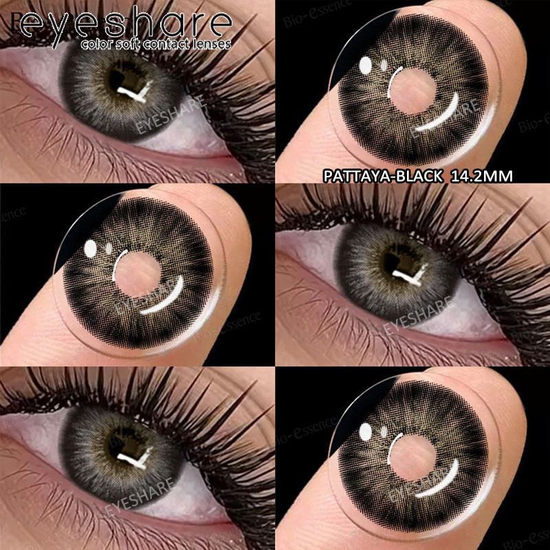【Power 0.00~-6.00】Eyeshare Contact Lenses With Power 14.2mm Contact ...