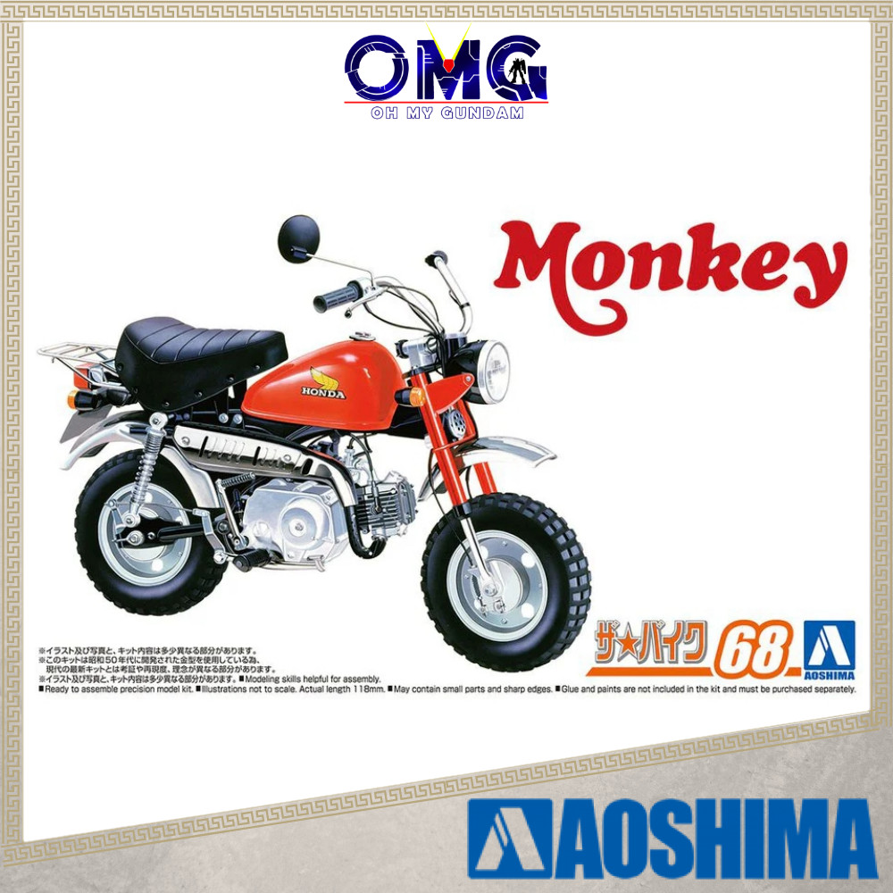 Aoshima 1/12 Honda Monkey Z50J-1 '78 Motorbike No.68 06434 Vehicle ...