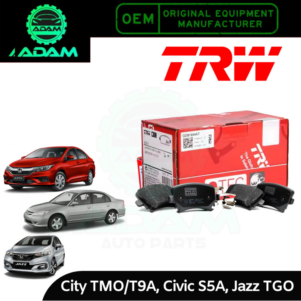 TRW Honda City TMO T9A Civic SR4/SO4 S5A Jazz SAA TGO T5A Front Rear ...