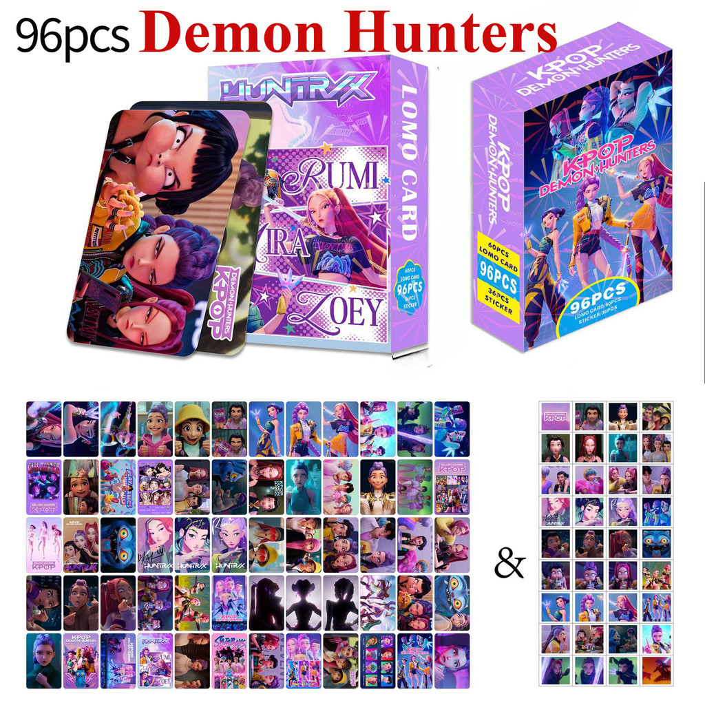 [Fast Shipping] 96/92pcs K-pop Demon Hunters Photo Card Saja Boys Laser ...