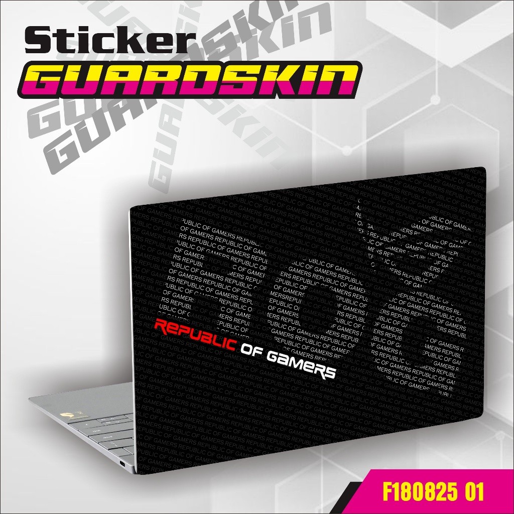 Garskin Laptop Notebook Sticker Anti-Scratch Asus ROG Multi Design ...