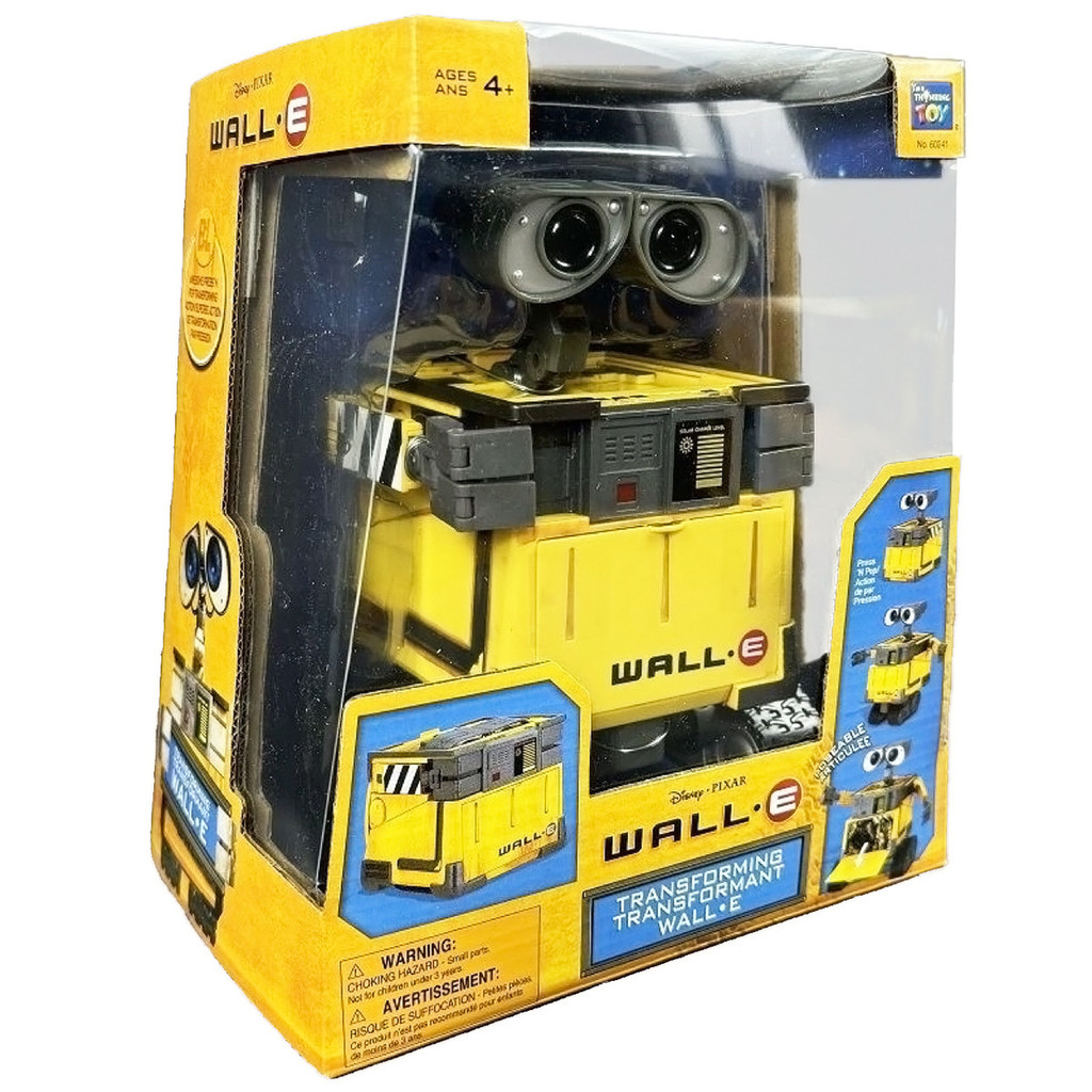 Wall-E Large Transforming Robot Figure WALL-E & EVE Transformable ...