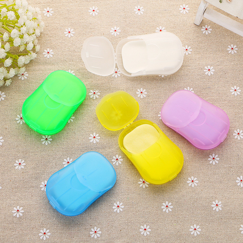 Travel Disposable Paper Soap Portable Hand Washing Tablets Boxed Soap ...