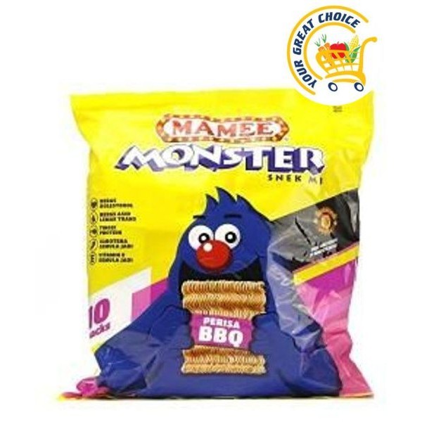 Mamee Monster BBQ Family Pack 8's x 25g | Shopee Malaysia