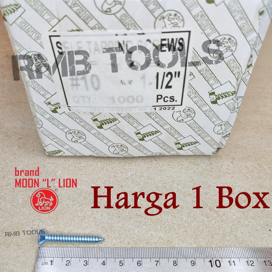 [1Dus] FH Tapping Screw Screw 10 x 1-1/2 Length 3.2cm Verseng Flat Head ...