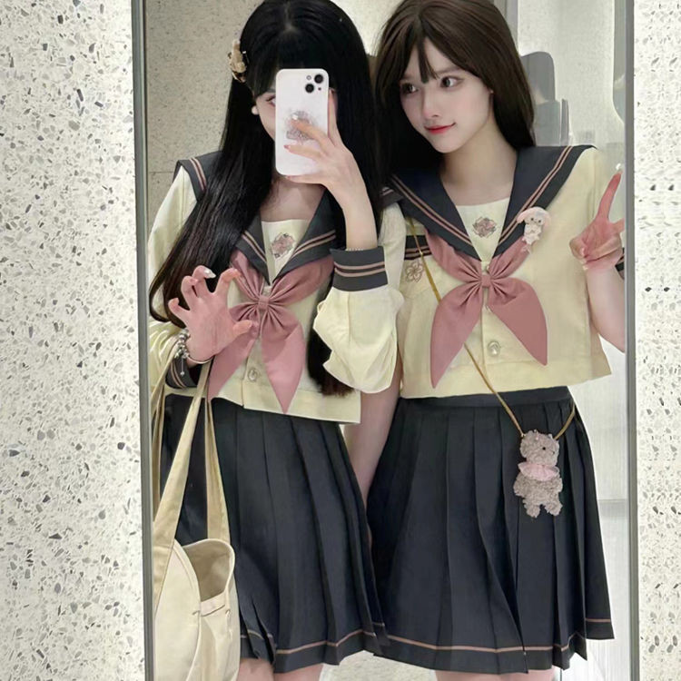 [Melaleuca Sakura] Original Sailor Uniform Uniform Japanese Sweet ...