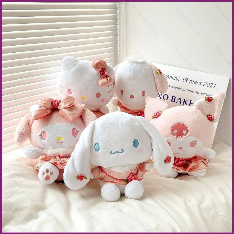 Sanrio Rose Series Plush Dolls Valentines Day Gift For Girls Kitty ...