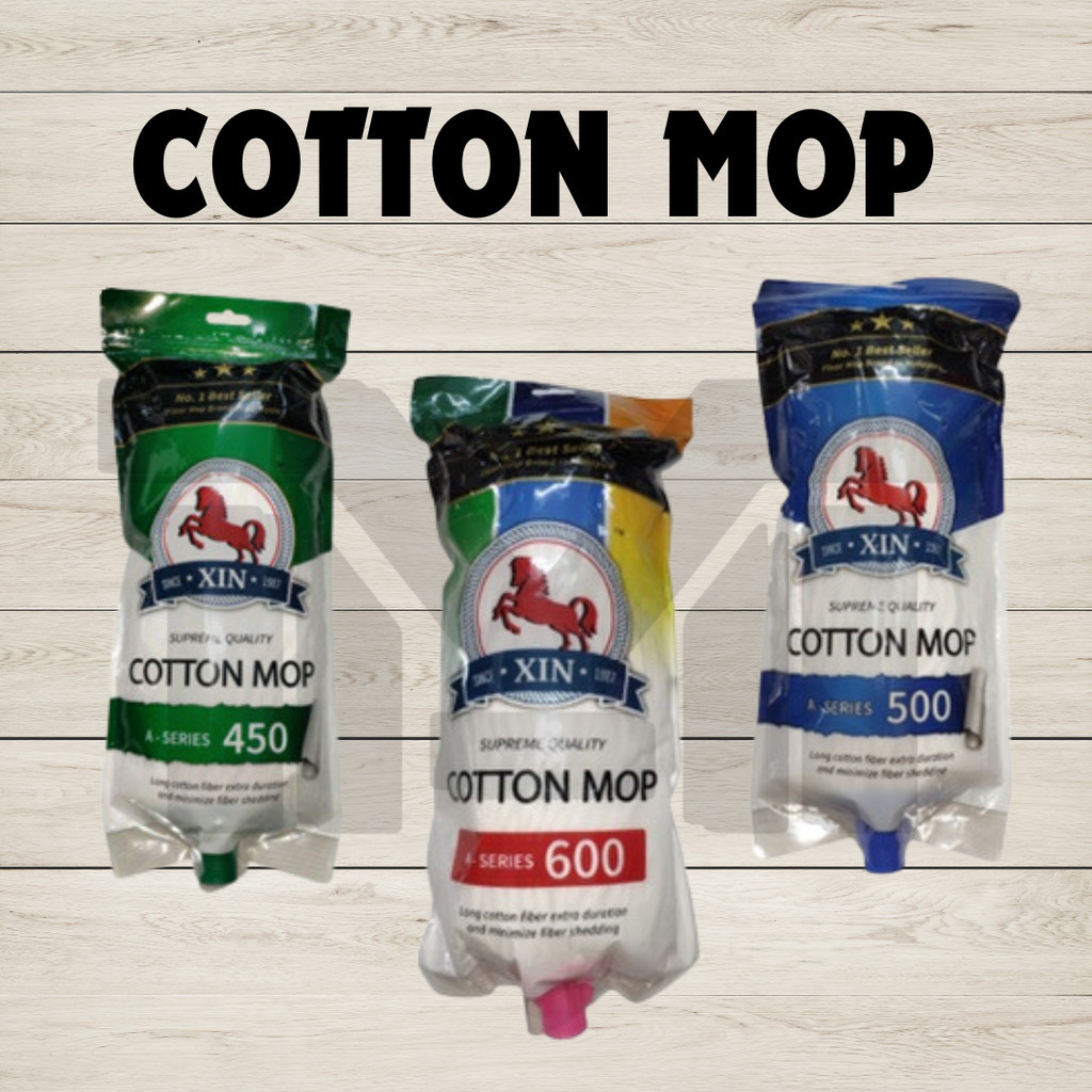 XIN HORSE BRAND A-SERIES COTTON MOP / MOP LANTAI PUTIH | Shopee Malaysia