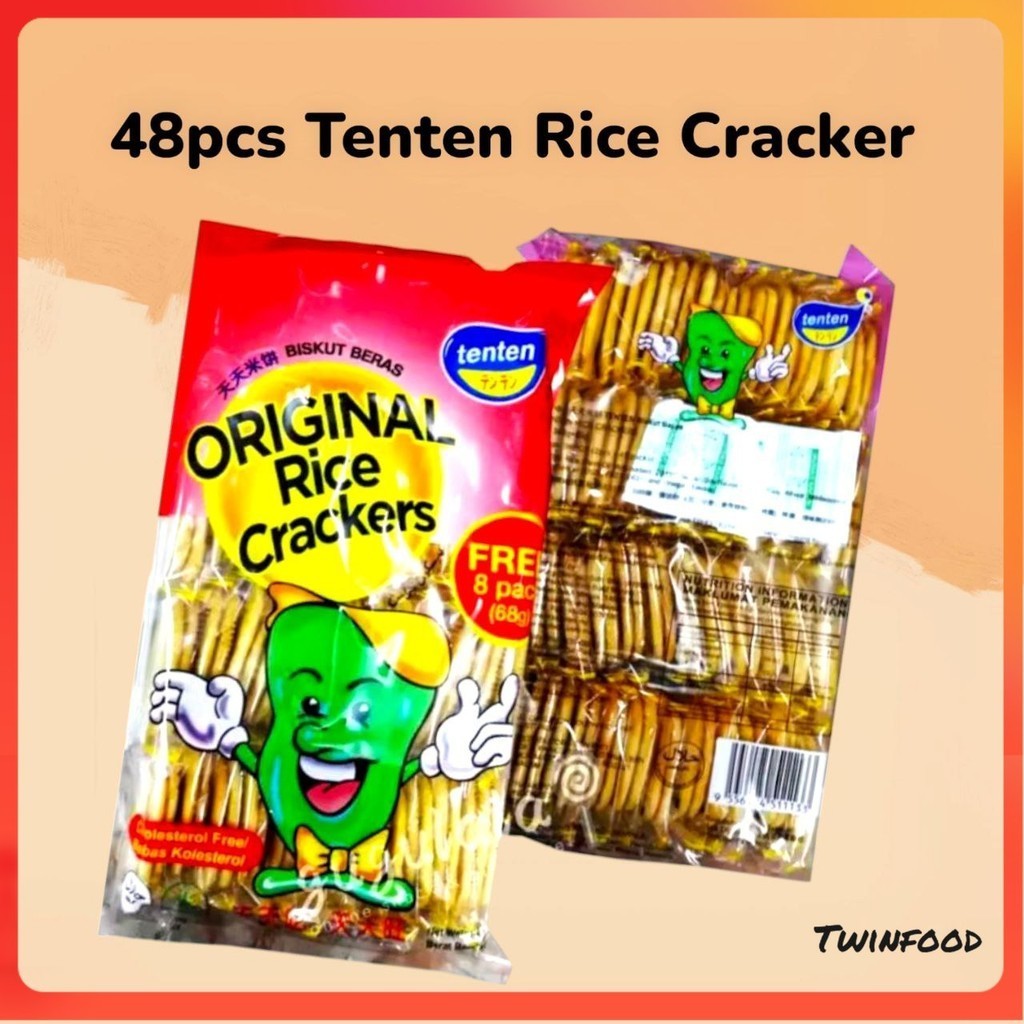 48pcs TEN TEN Original Rice Crackers | Biskuit Keras | Shopee Malaysia