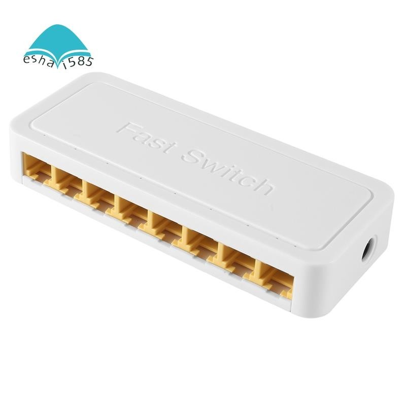 8 Ports RJ45 Gigabit Ethernet Switch 1000 Mbps Mini Network Switches ...