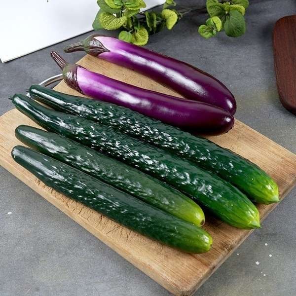 Simulation fake fruit and vegetable model soft silicone size bitter ...