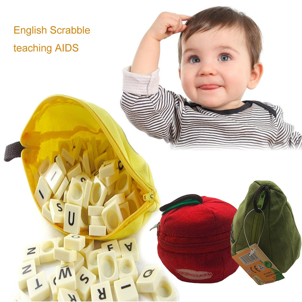 Portable Scrabble Tiles Alphabet Wood Tiles In Hebrew Letter Crosswords ...