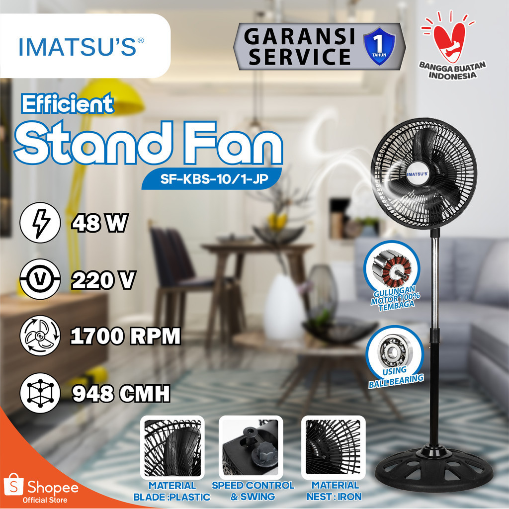 Stand Fan/Stand Fan/Stand Fan 10" Inch | Shopee Malaysia