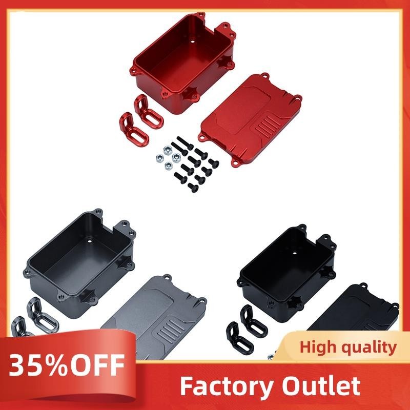 Metal Receiver Box ESC Box Upgrade Parts Fit for SCX10 1/10 RC Tracked ...