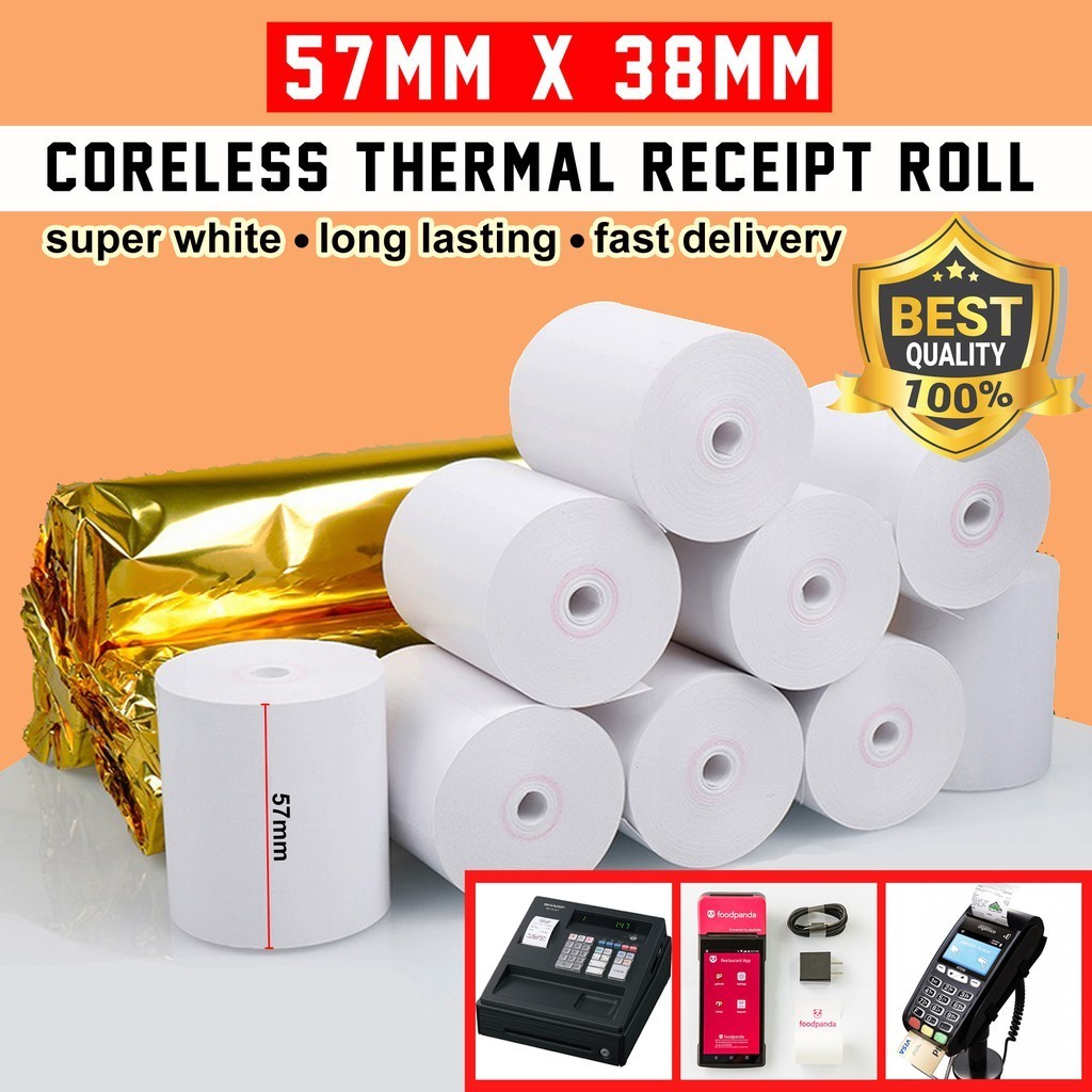 Thermal Paper 58mm*40mm Thermal Receipt Paper Roll Suitable for 58mm ...