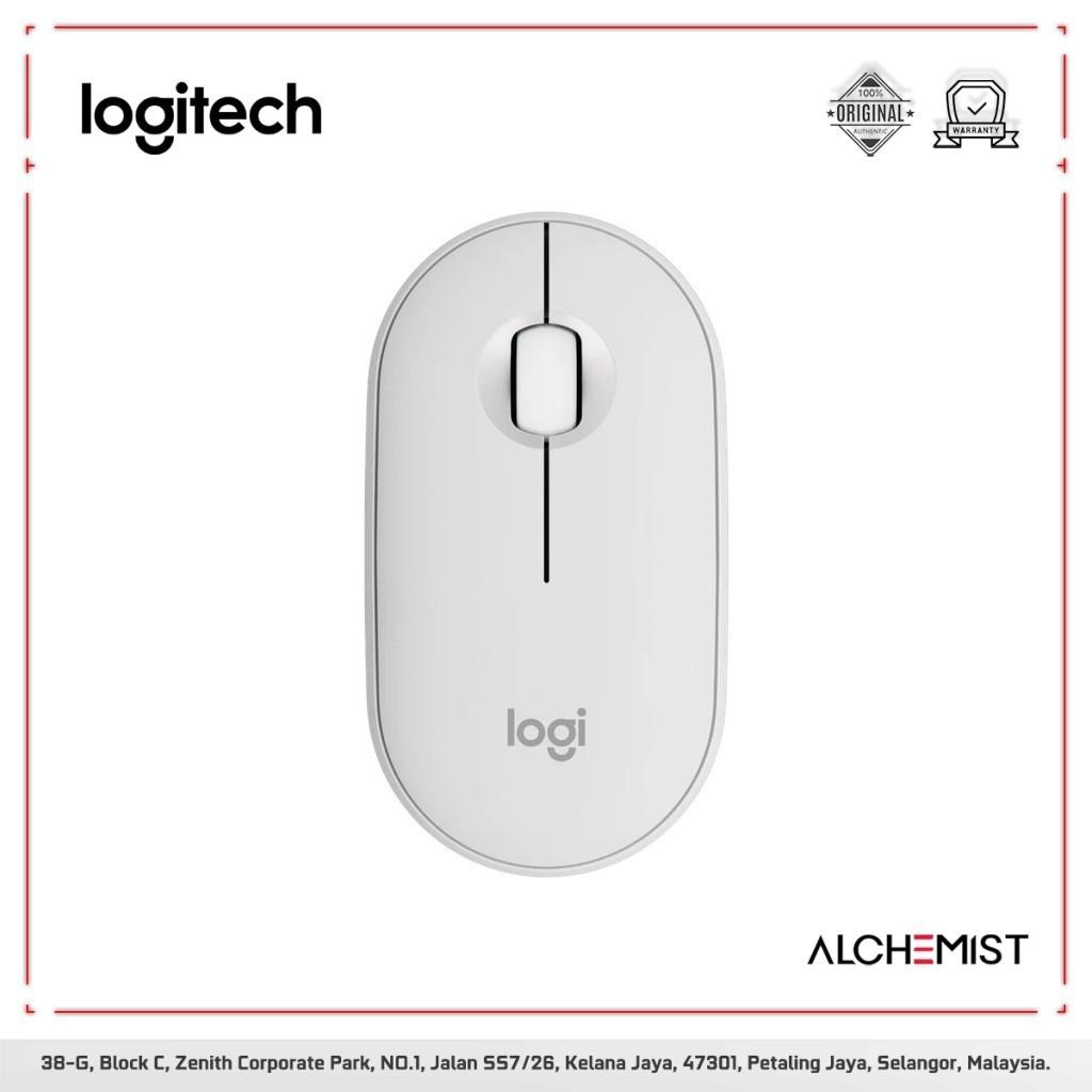 LOGITECH PEBBLE MOUSE 2 M350S - TONAL WHITE (910-006986) | Shopee Malaysia