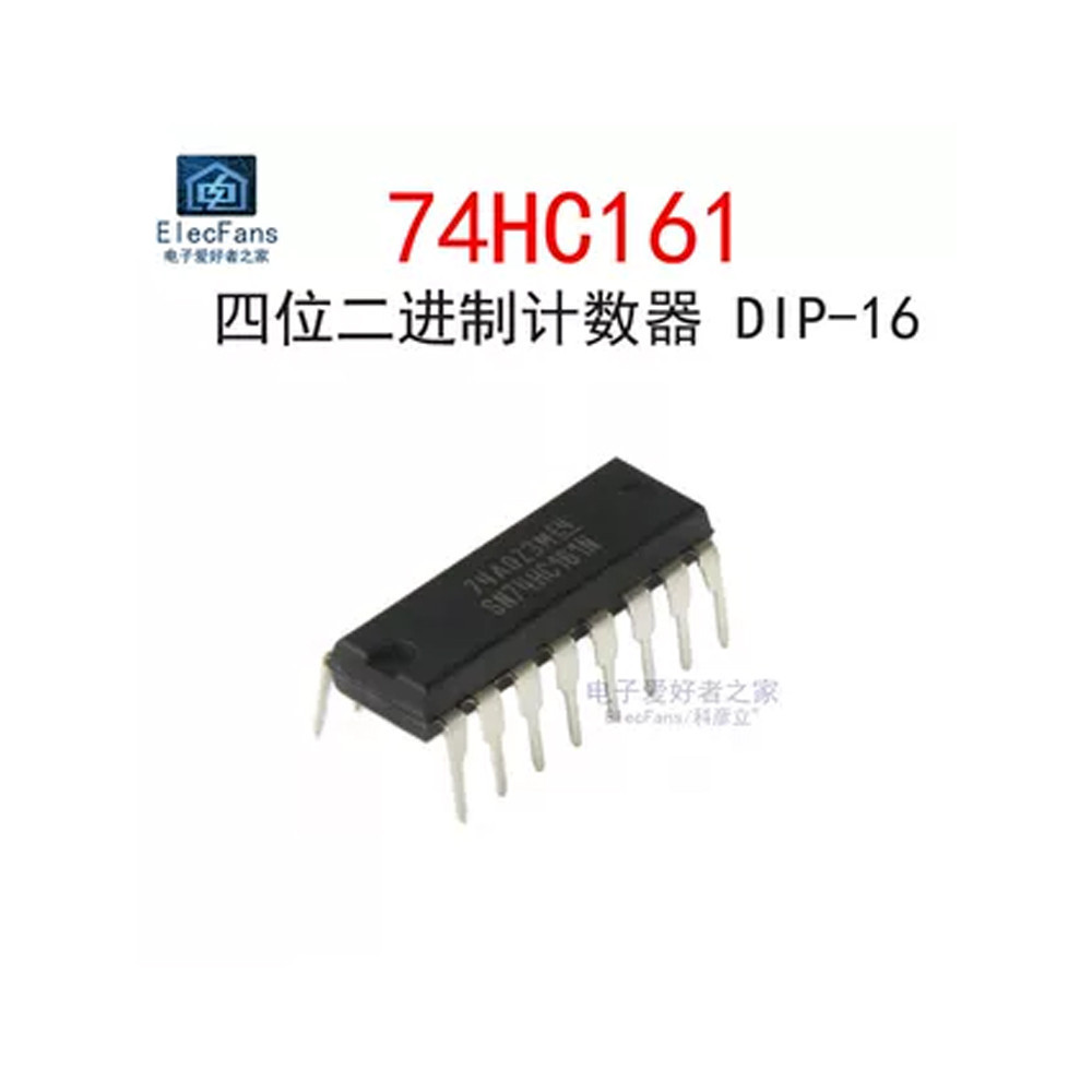 ((2pcs) In-line 74HC161 DIP-16 Synchronous 4-Digit Two-Progress Counter ...