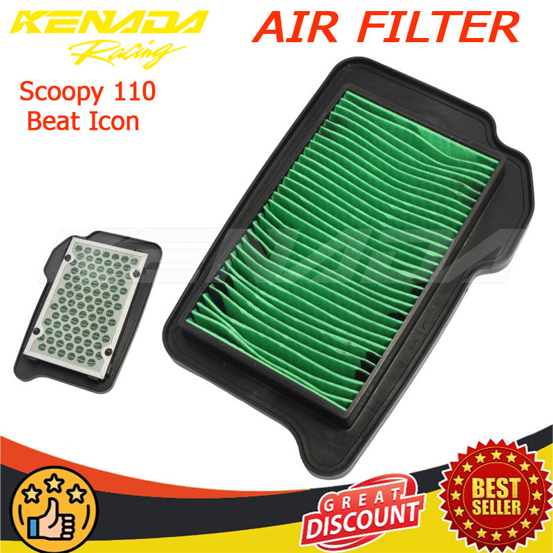 AIR FILTER FOR HONDA BEAT CARB | Shopee Malaysia