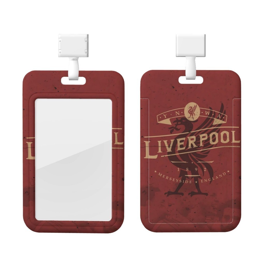Liverpool ID Card Badge Holder Lanyard personalize Card Case Name Tag ...