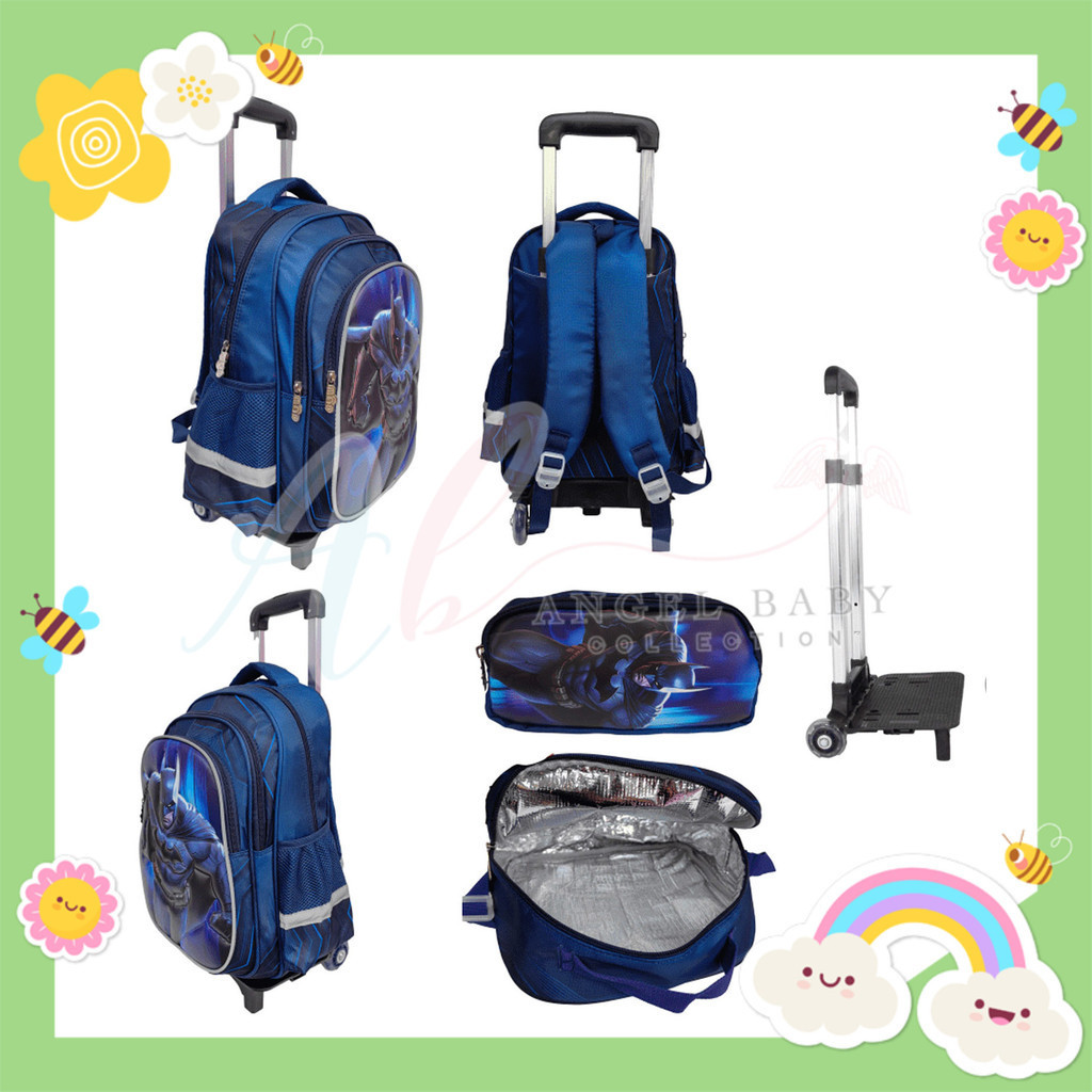 Angel Baby Kids Cartoon Kuromi Melody Naruto Mario Trolley School ...