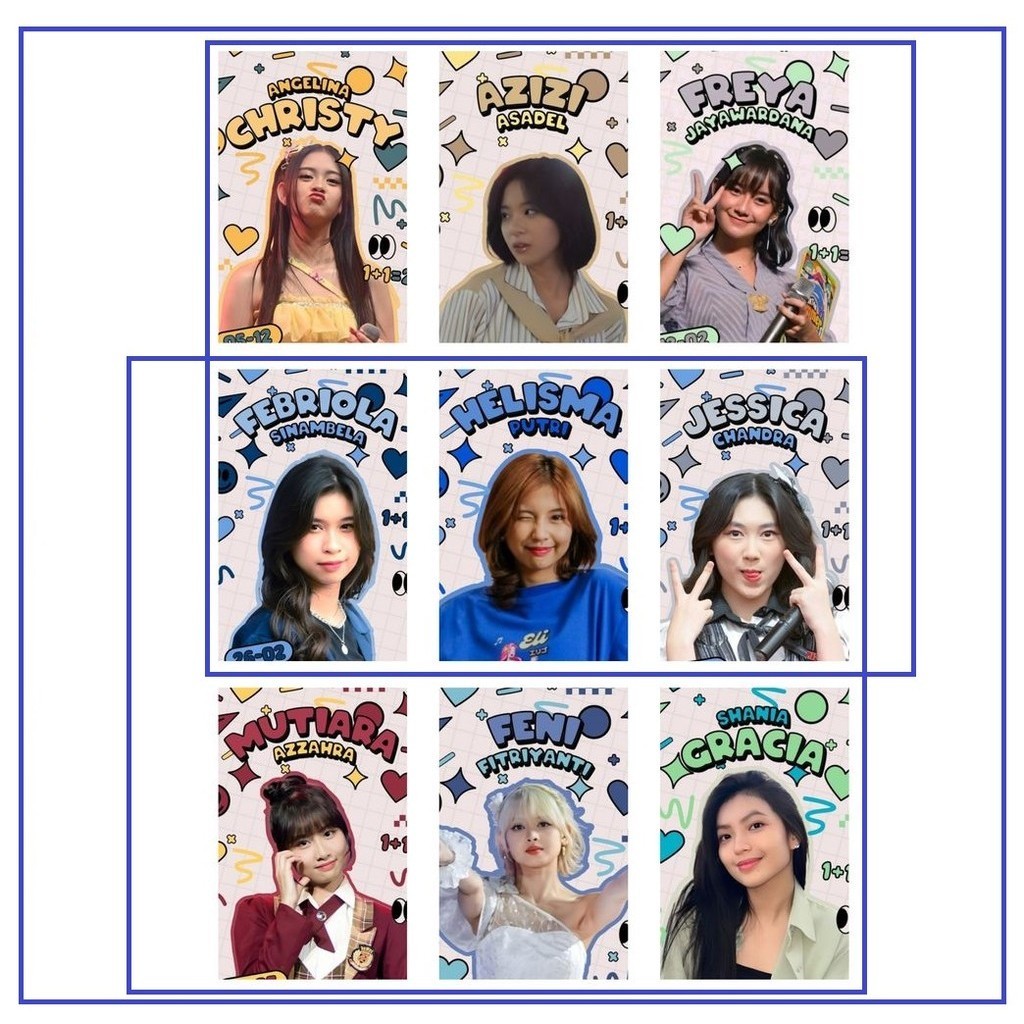 Photocard Limited Edition All Member JKT48+Gen 12 Contents 100pcs (Free ...