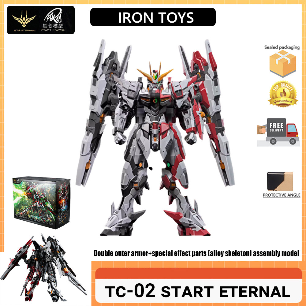 Iron TOYS TC-02 START ETERNAL MG Assembled Mecha 1/100 Star ETERNAL Judgment Alloy Frame ...