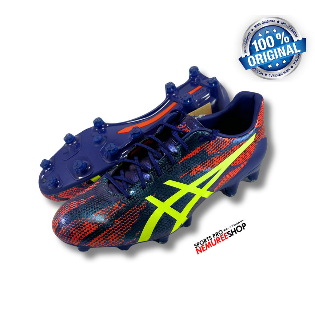ASICS Football Shoes MENACE 4 L.E (DIVE BLUE/SAFETY YELLOW) | Shopee ...