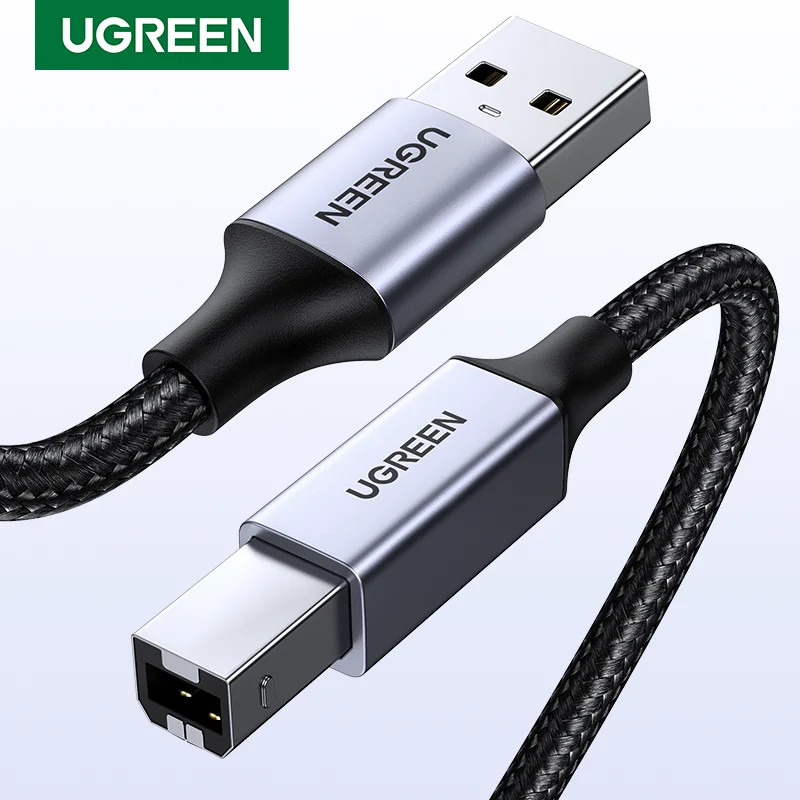 Ugreen USB 2.0 Printer Cable Type B to A for Canon Epson HP DAC ...