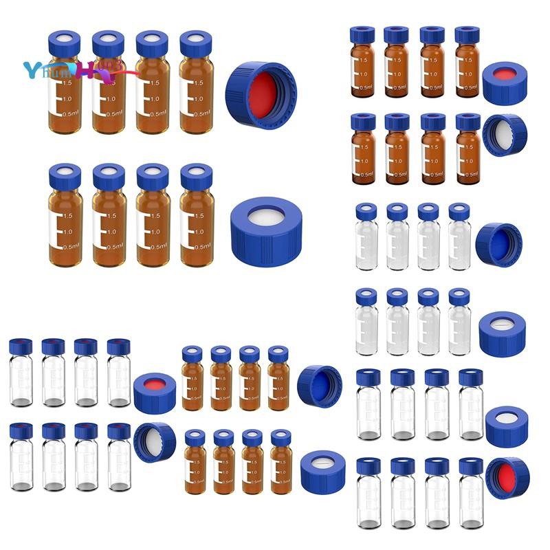 2ML Autosampler Vials Pack Of 100 - HPLC Vials 9-425 Vials with Blue Screw Caps | Shopee Malaysia