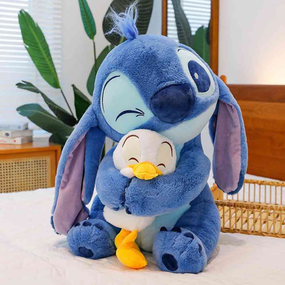 Stitch Duck Holding Doll Hug Donald Duck Stitch Stitch Plush Toy ...