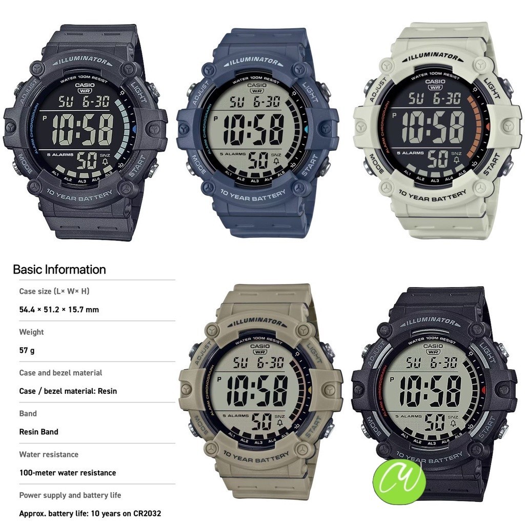 💥[NEW CASIO MODEL] CASIO POPULAR STANDARD DIGITAL BIG LCD MEN WATCH ...