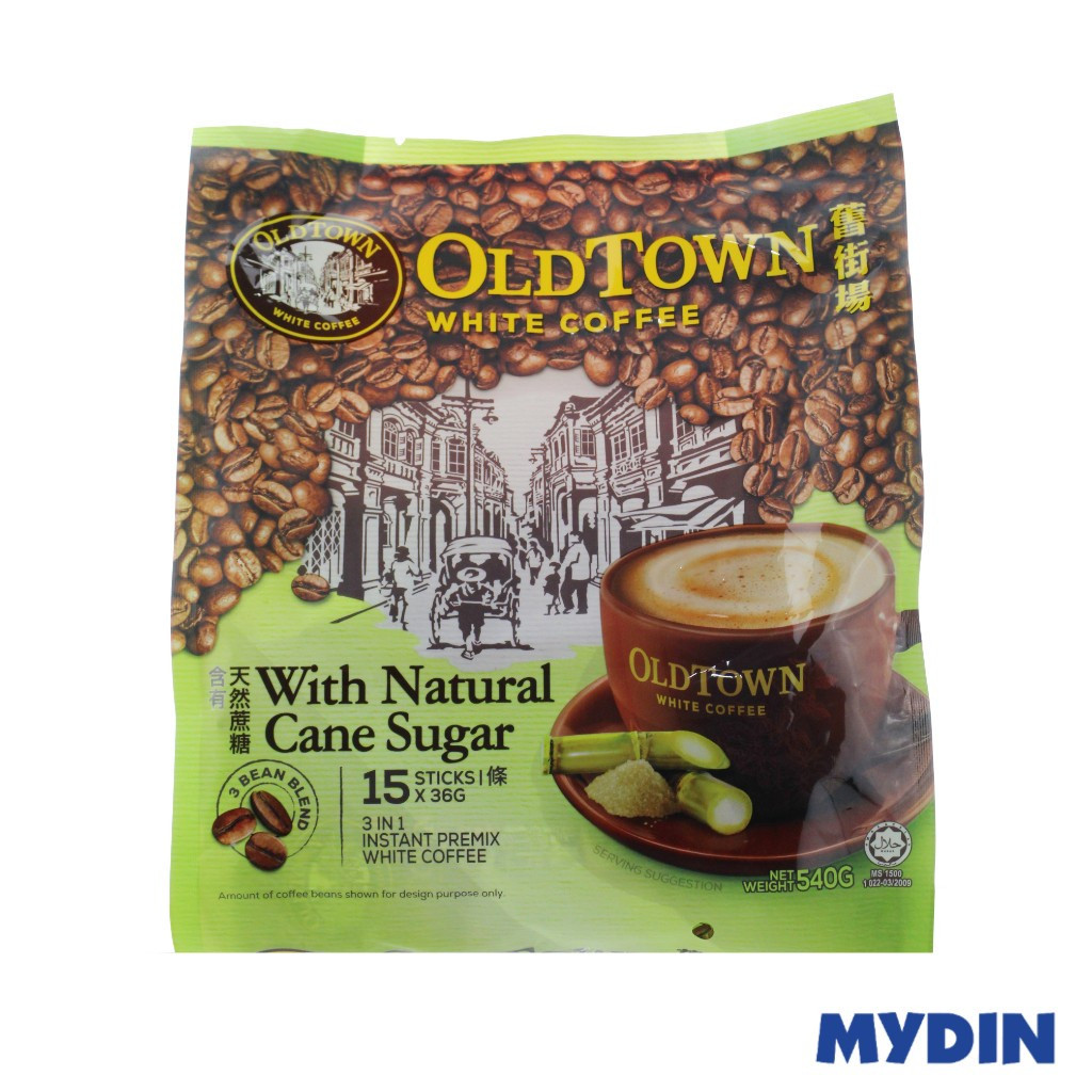Old Town White Coffee with Natural Cane Sugar 3 in 1 (15's x 36g) | Shopee Malaysia