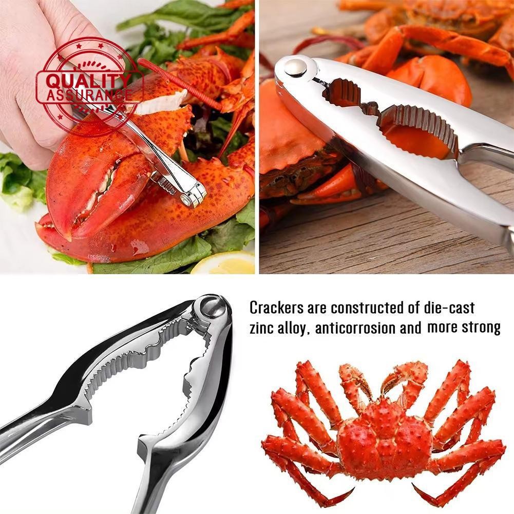 Seafood Crackers Crab Forks Set Lobster Crab Opener Clip Leg Nuts ...