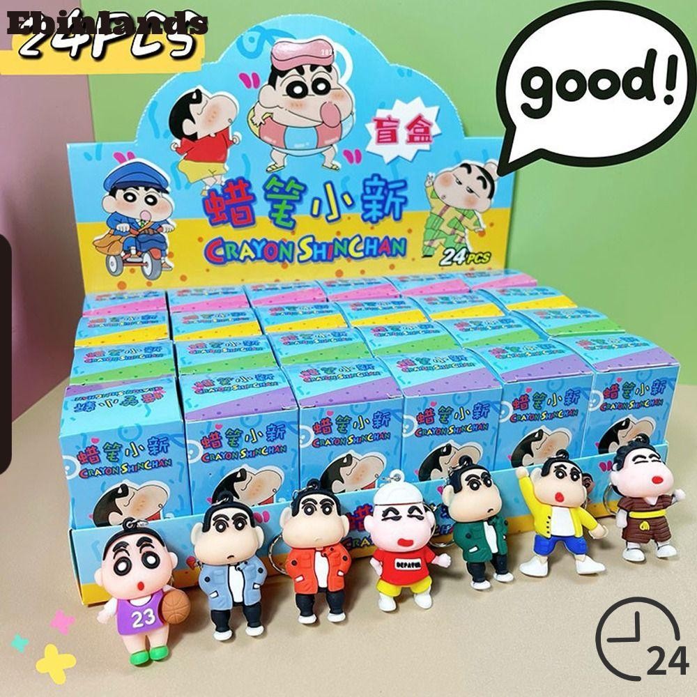 LUCKY-EBINLANDS 24pcs/box Box, Sanrio Crayon Shin-chan Box, Anime ...