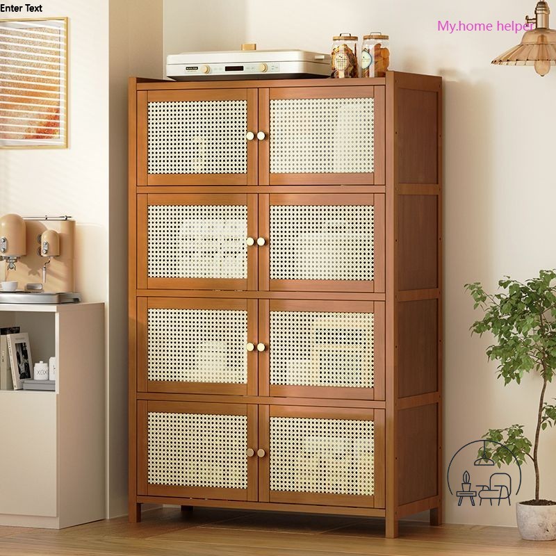 🔥Storage rack/ modern minimalist storage rack/rattan woven storage ...