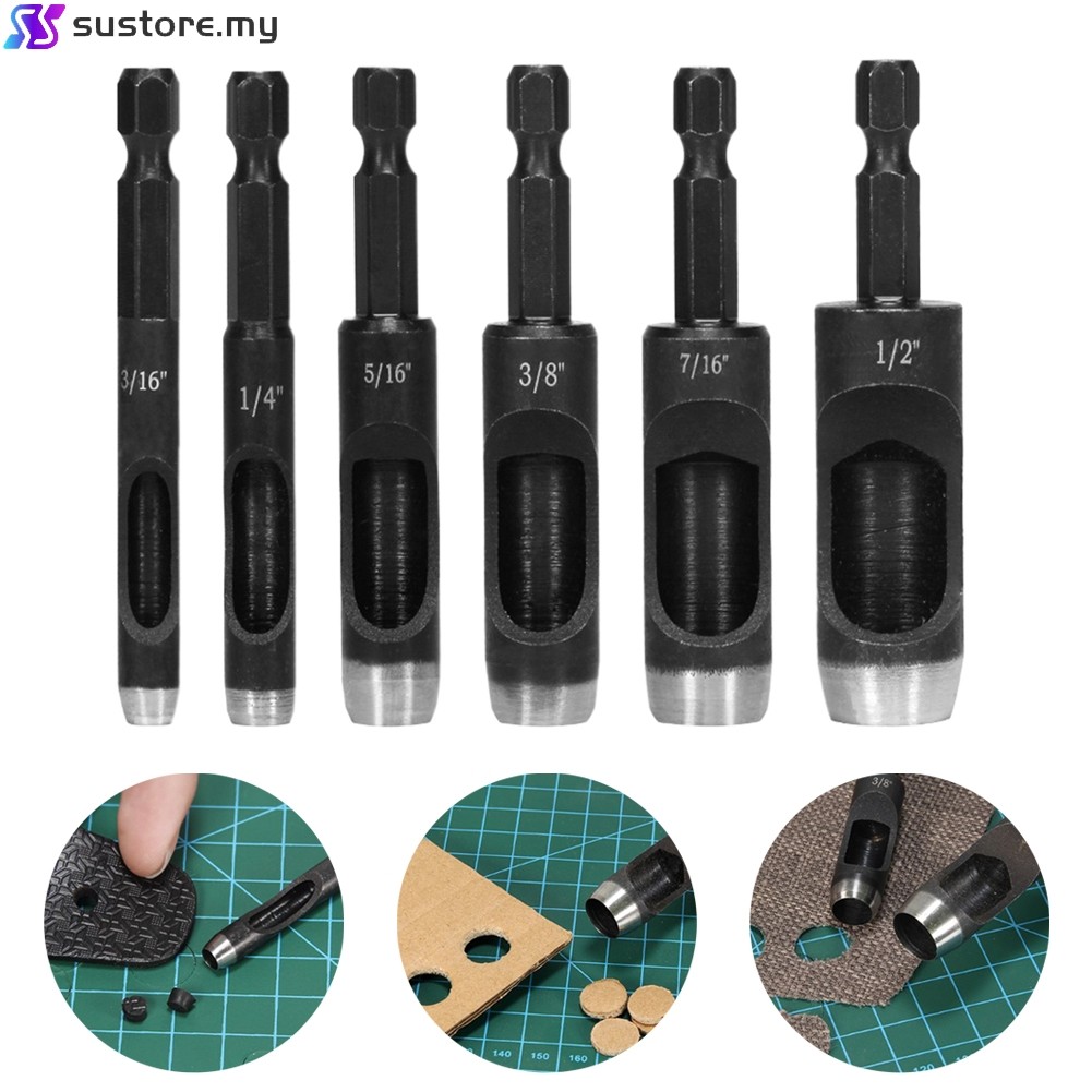 [Super] Leather Craft Hollow Hole Punches Plastic Rubber Punching for ...